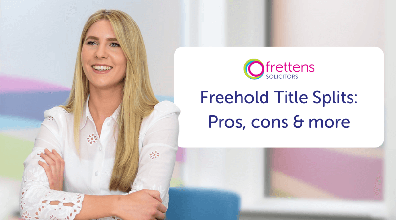 Can you split a freehold title and what are the benefits?